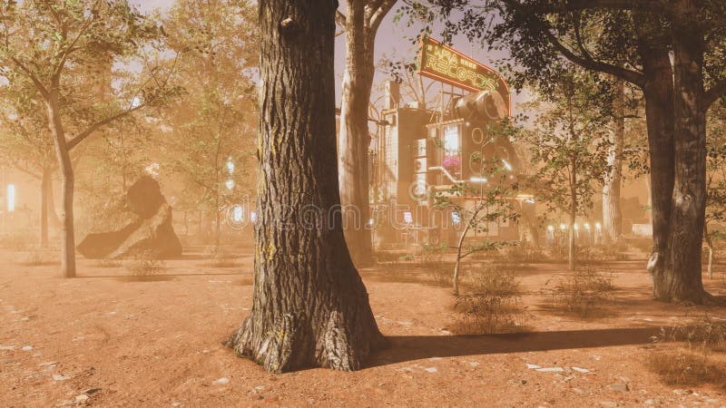 Cybernetic Desert City, Landscape of an Immersive Virtual Environment ...