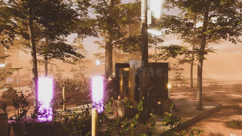 Cybernetic Desert City, Landscape of an Immersive Virtual Environment ...