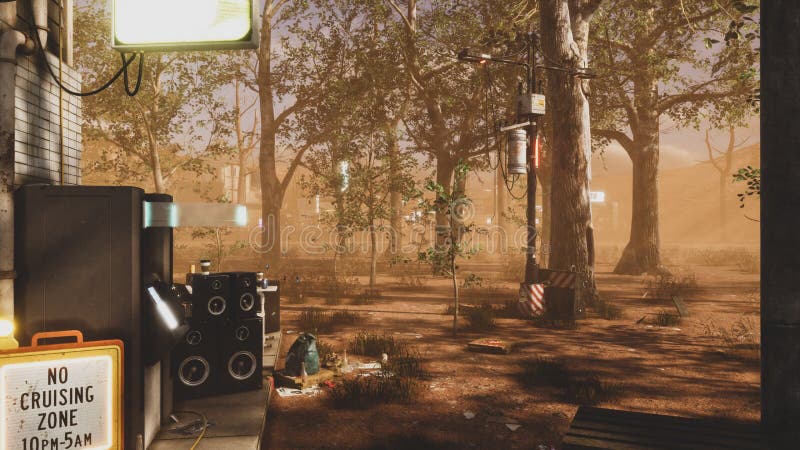 Cybernetic Desert City, Landscape of an Immersive Virtual Environment ...