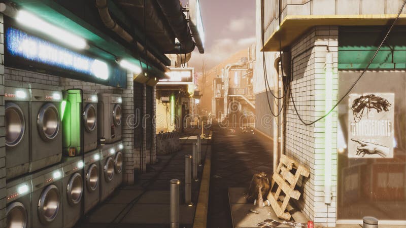 Cybernetic Desert City, Landscape of an Immersive Virtual Environment ...