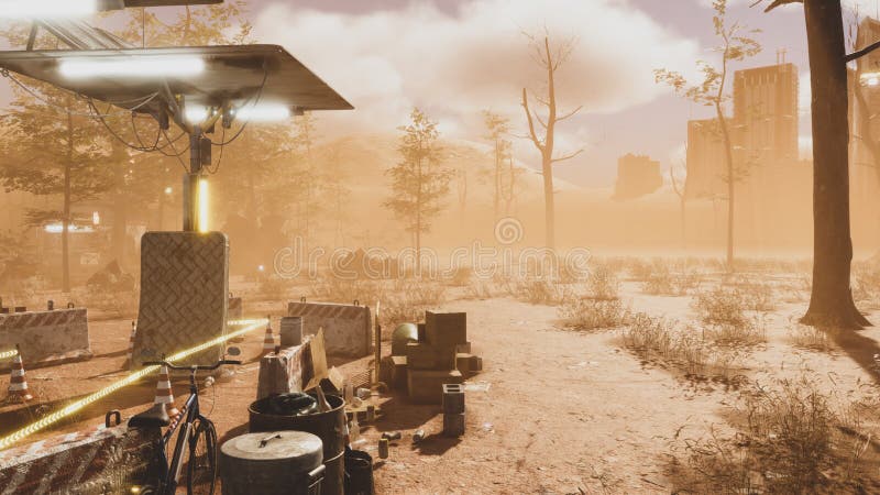 Cybernetic Desert City, Landscape of an Immersive Virtual Environment ...