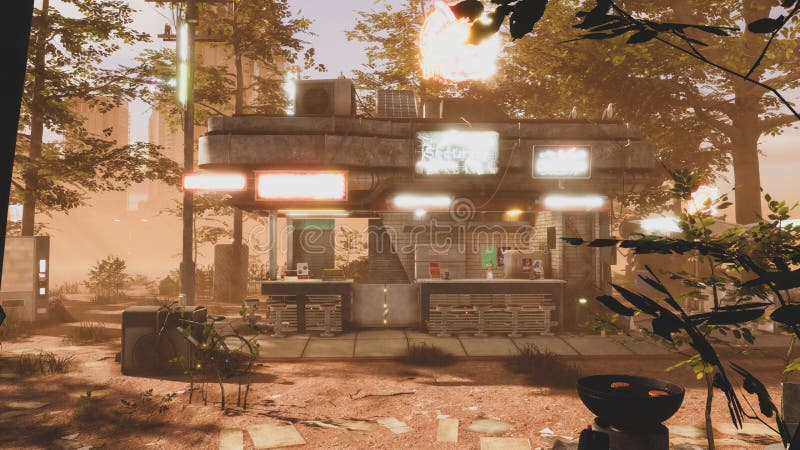 Cybernetic Desert City, Landscape of an Immersive Virtual Environment ...