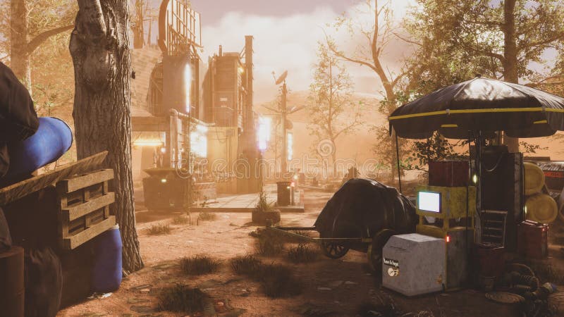 Cybernetic Desert City, Landscape of an Immersive Virtual Environment ...