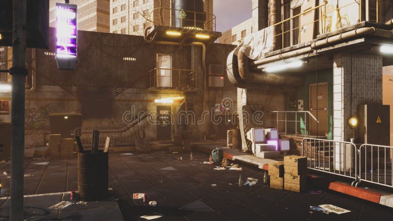 Cybernetic Desert City, Landscape of an Immersive Virtual Environment ...