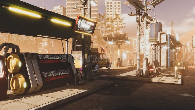 Cybernetic Desert City, Landscape of an Immersive Virtual Environment ...