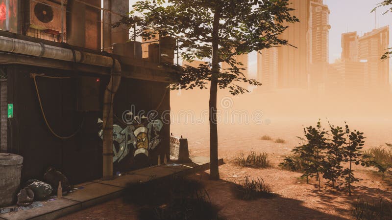 Cybernetic Desert City, Landscape of an Immersive Virtual Environment ...