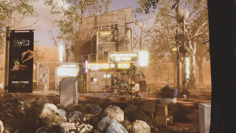 Cybernetic Desert City, Landscape of an Immersive Virtual Environment ...