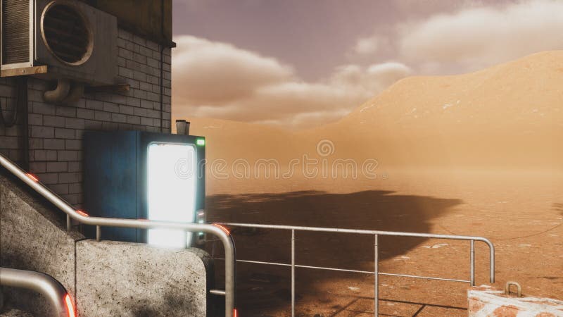 Cybernetic Desert City, Landscape of an Immersive Virtual Environment ...