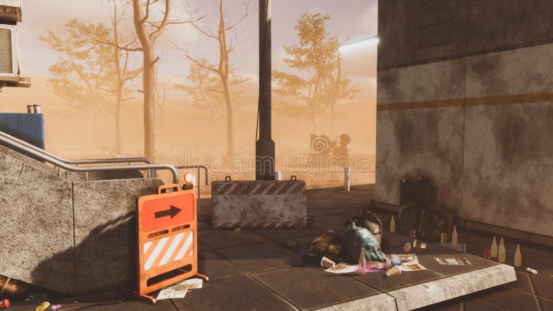 Cybernetic Desert City, Landscape of an Immersive Virtual Environment ...