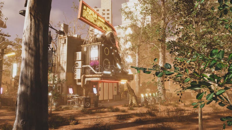 Cybernetic Desert City, Landscape of an Immersive Virtual Environment ...