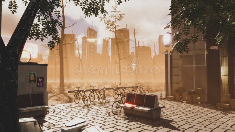 Cybernetic Desert City, Landscape of an Immersive Virtual Environment ...