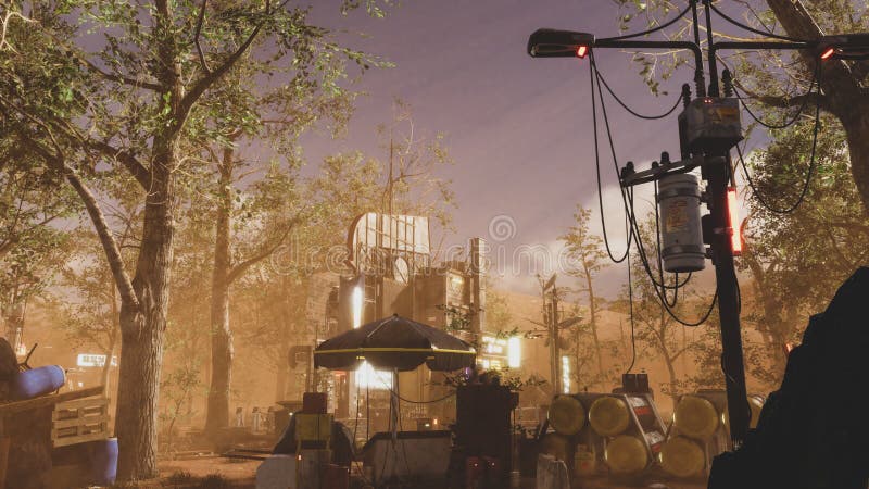 Cybernetic Desert City, Landscape of an Immersive Virtual Environment ...