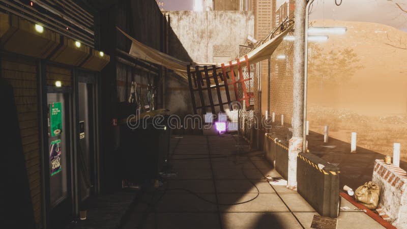 Cybernetic Desert City, Landscape of an Immersive Virtual Environment ...