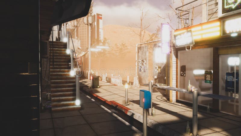 Cybernetic Desert City, Landscape of an Immersive Virtual Environment ...