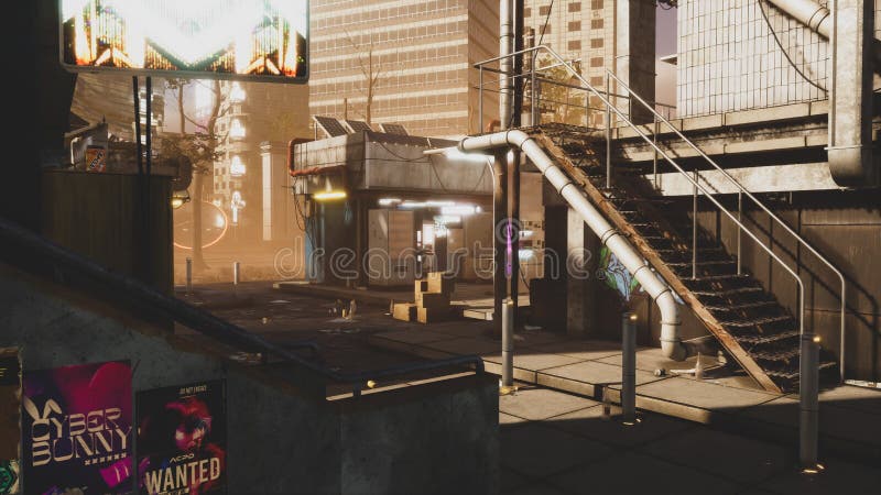 Cybernetic Desert City, Landscape of an Immersive Virtual Environment ...