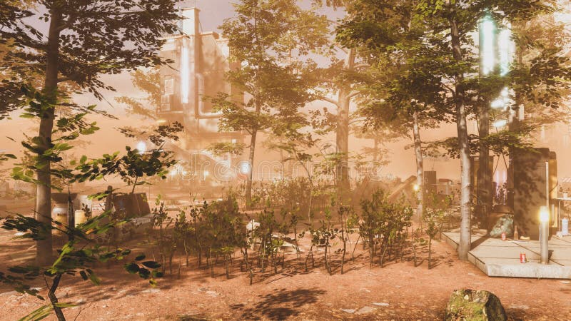 Cybernetic Desert City, Landscape of an Immersive Virtual Environment ...