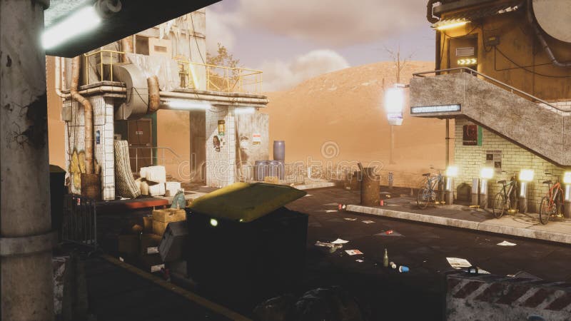 Cybernetic Desert City, Landscape of an Immersive Virtual Environment ...