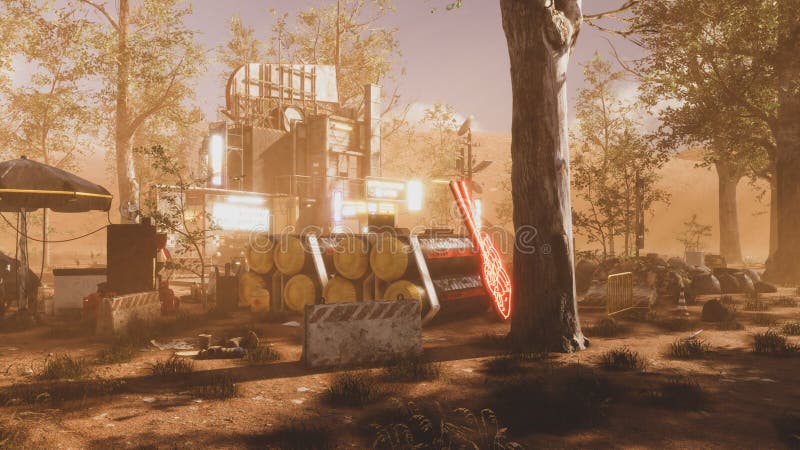 Cybernetic Desert City, Landscape of an Immersive Virtual Environment ...