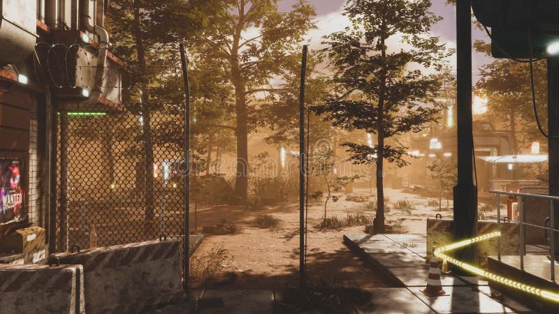 Cybernetic Desert City, Landscape of an Immersive Virtual Environment ...