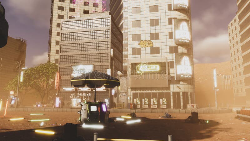 Cybernetic Desert City, Landscape of an Immersive Virtual Environment ...