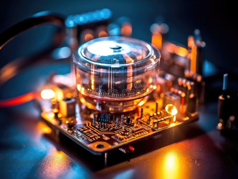 Cybernetic Device Linking Mind with Tech Stock Illustration ...