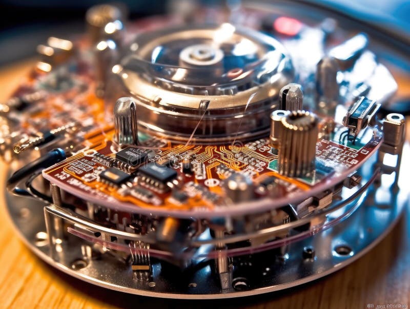 Cybernetic Device Linking Mind with Tech Stock Illustration ...