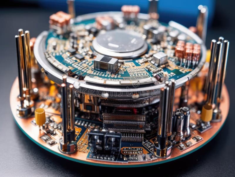 Cybernetic Device Linking Mind with Tech Stock Illustration ...