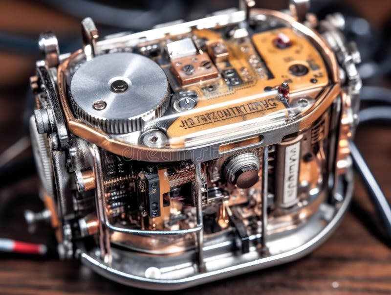 Cybernetic Device Linking Mind with Tech Stock Illustration ...