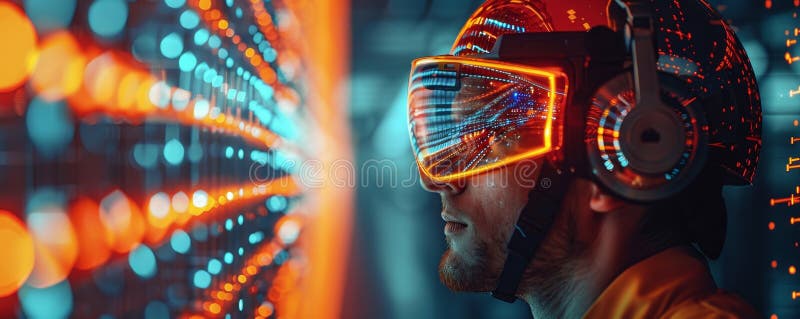 Cybernetic Engineer Harnessing AI for Construction Optimization in ...