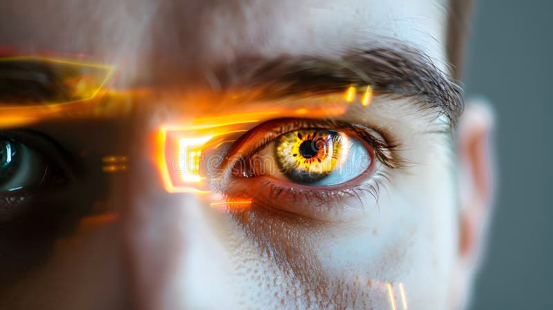 Cybernetic Eye CloseUp Future Tech Combining Biotech, Robotics ...