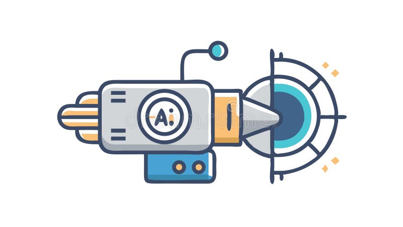 Cybernetic Eye with Targeting System, Vision Tech, Vector Design ...