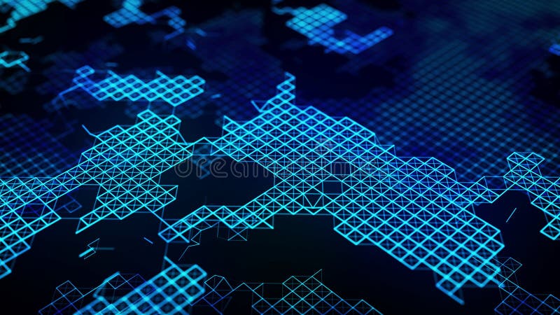 Technological Green Matrix of Zeros and Ones. Binary Computer Code. Abstract Digital Background ...