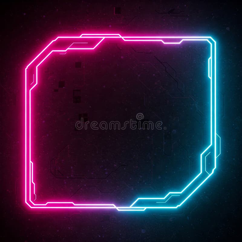 Cybernetic Grid Outline stock illustration. Illustration of virtual ...