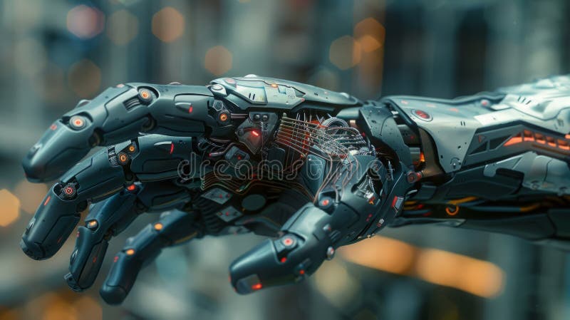 Cybernetic Prosthesis, a High-tech Prosthetic Arm Demonstrating ...