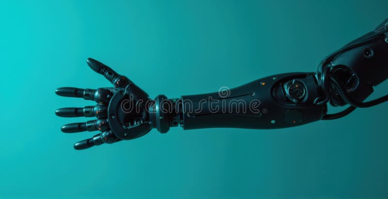Cybernetic Prosthetic Arm High-tech Concept Showcase in Studio ...