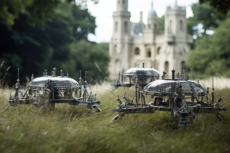 Cybernetic Robot Spider Drone Nano Tech and Futuristic Future ...