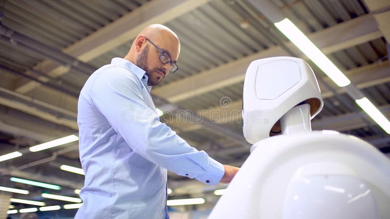 Cybernetic System Today. Modern Robotic Technologies. Humanoid ...