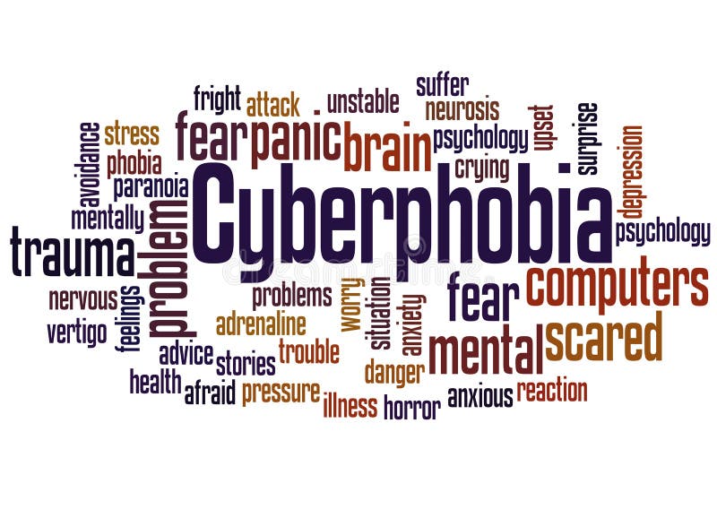 Word Cyberphobia Stock Illustrations – 10 Word Cyberphobia Stock ...