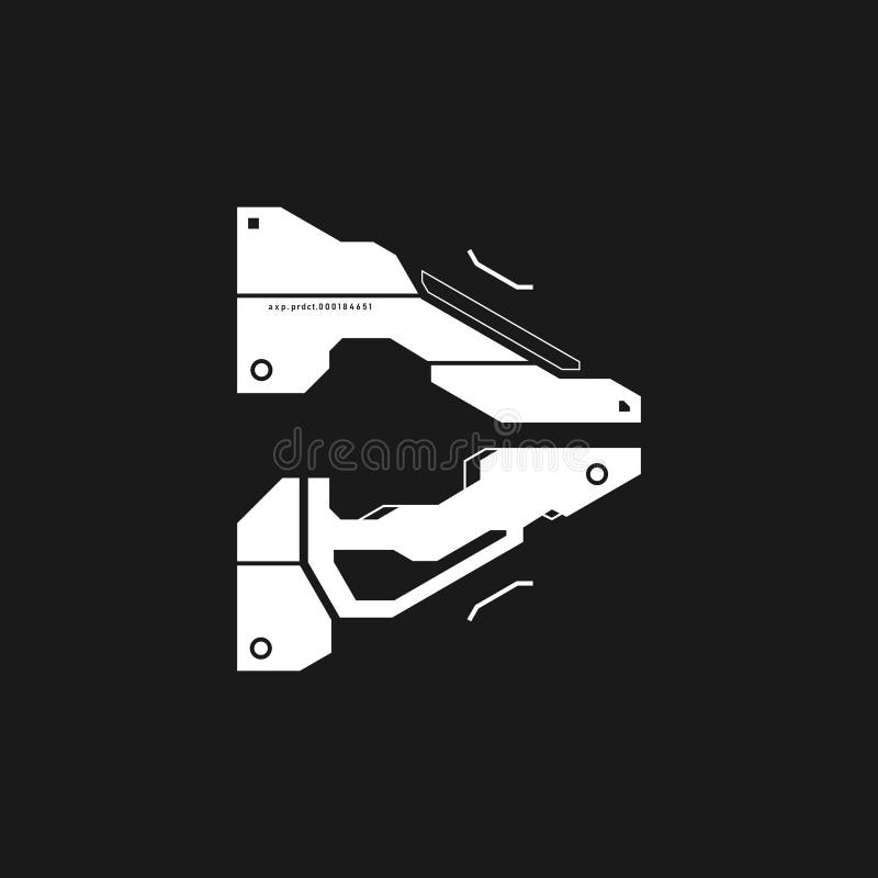 Cyberpunk Arrow. Futuristic Interface Cyber Element. Cyberpunk Pointer ...