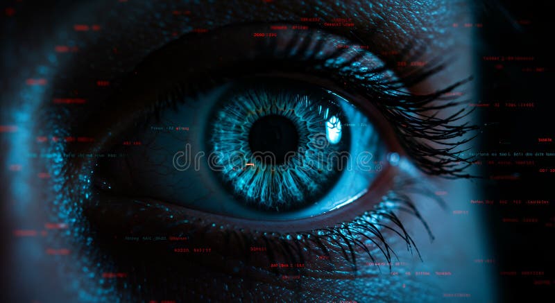 Cyberpunk Eye: Data Stream Vision - Technology, Artificial Intelligence ...