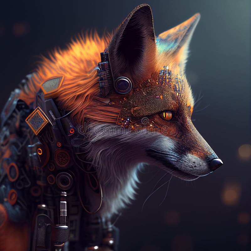 Cyberpunk Fox Stock Illustrations – 156 Cyberpunk Fox Stock ...