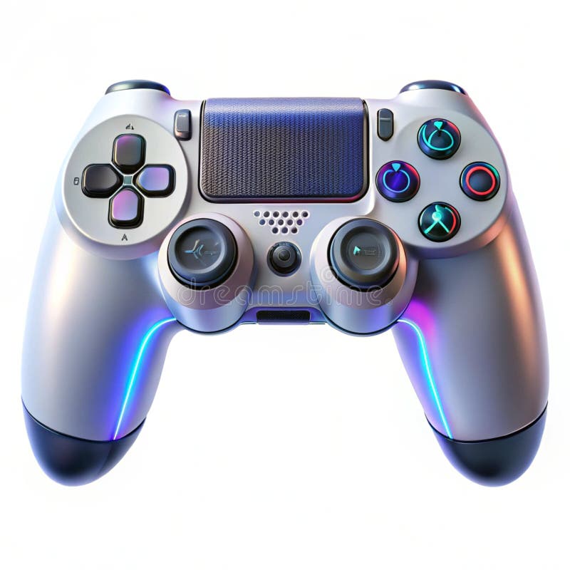 Cyberpunk Gaming Console Controller Stock Illustration - Illustration ...
