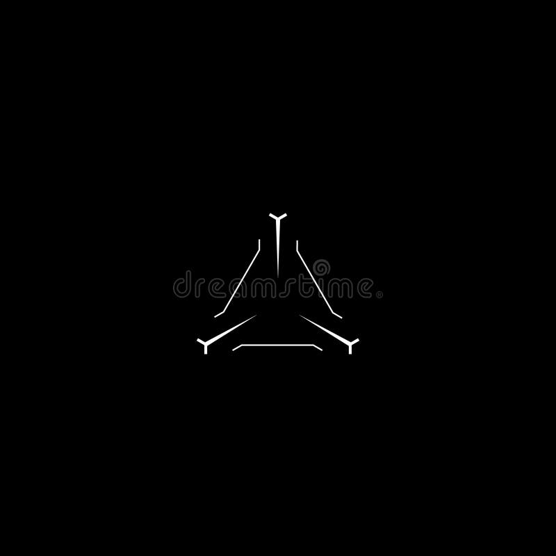 Cyberpunk GUI Triangle Target, Aim, Sight, HUD Reticle Stock Vector ...