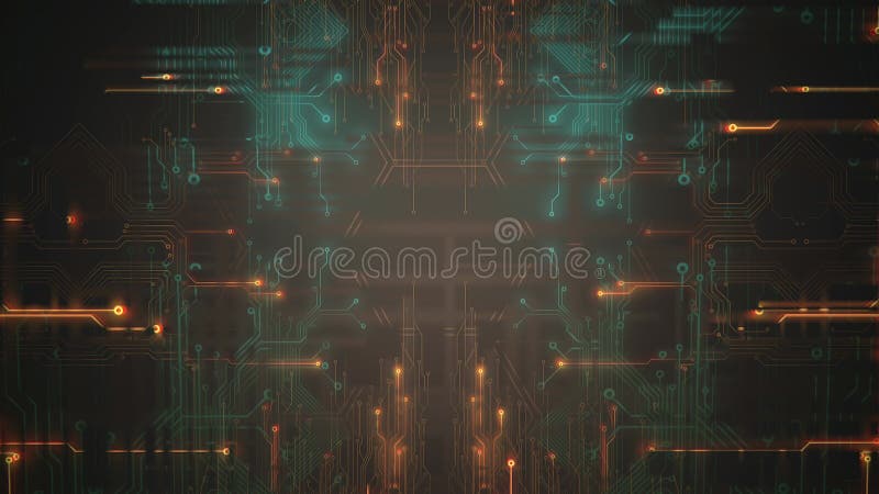 Cyberpunk Matrix and Computer Binary Code Stock Video - Video of ...