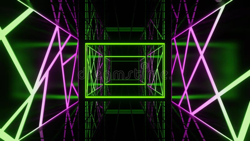 Cyberpunk Movement on Elevator Background VJ Loop Stock Video - Video ...