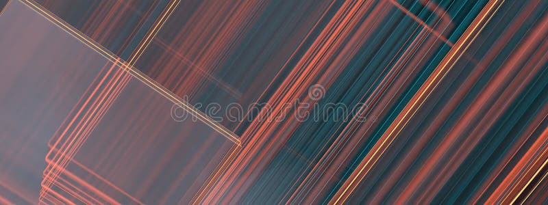 Cyberpunk Neon Light Shining Light is Linear Refraction Teal and Orange ...