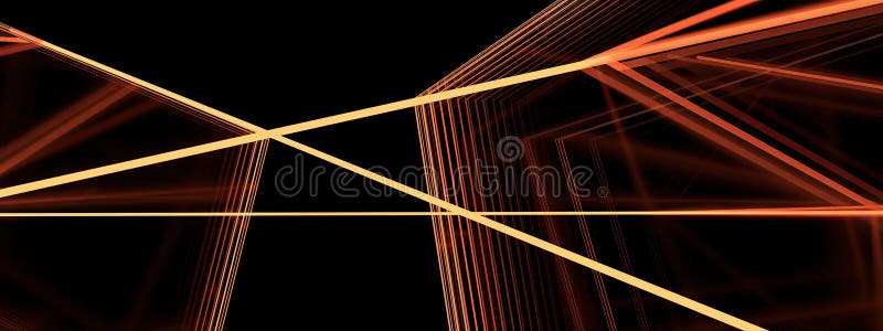 Cyberpunk Neon Lights Many Lines Reflect Light Orange Abstract, Elegant ...