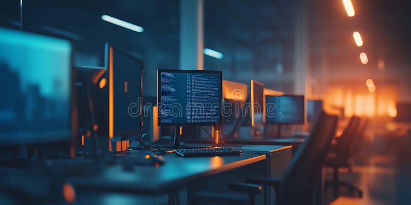 Immersive Tech Realm Background Highlights VR/AR Headset in a Futuristic Digital Environment ...