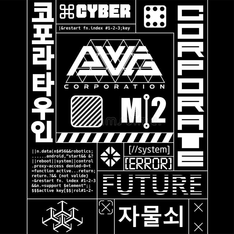 Cyberpunk Style Elements 2 stock vector. Illustration of cyberpunk ... Cyberpunk Style Elements 2 stock vector. Illustration of cyberpunk ...