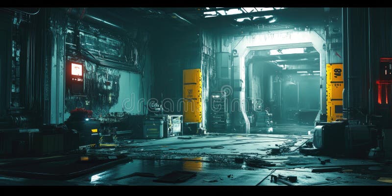 A Cyberpunk Resistance Base Hidden Inside a Digital Mountain for ...